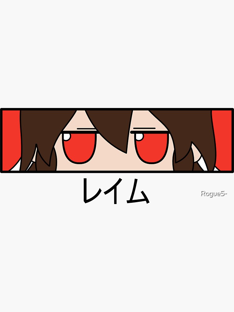 "Touhou - Reimu Fumo" Sticker for Sale by Rogue5- | Redbubble