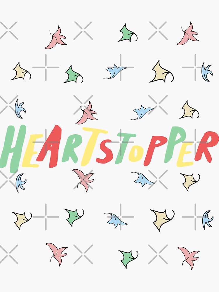 "Heartstopper Cartoon" Sticker for Sale by Ryulias | Redbubble