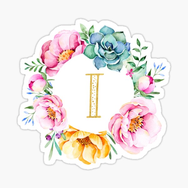 Letter I Stickers | Redbubble
