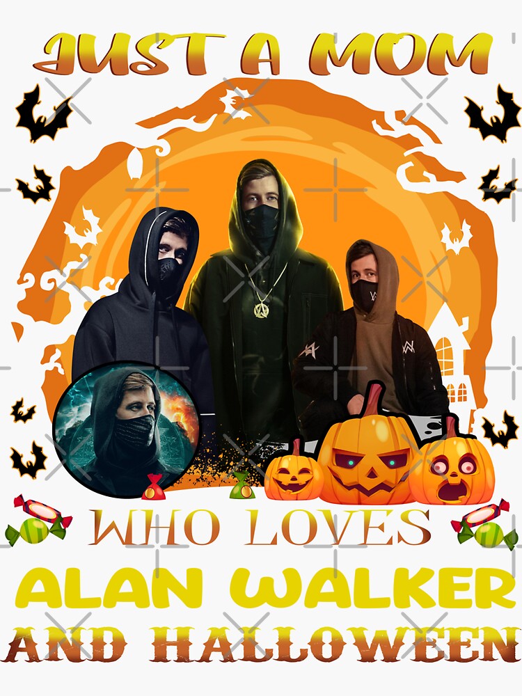 "Just A Mom Who Loves Alan And Halloween" Sticker for Sale by CarlyRaw ...