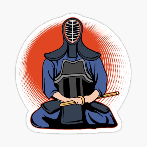 "Kendo Master Kenjutsu Bamboo Swords Japanese MMA" Sticker for Sale by ...