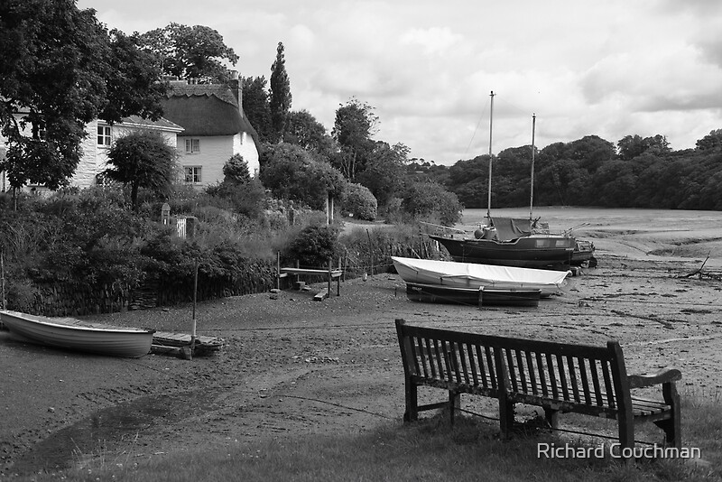 "" Peaceful Village By The Creek "" by Richard Couchman | Redbubble