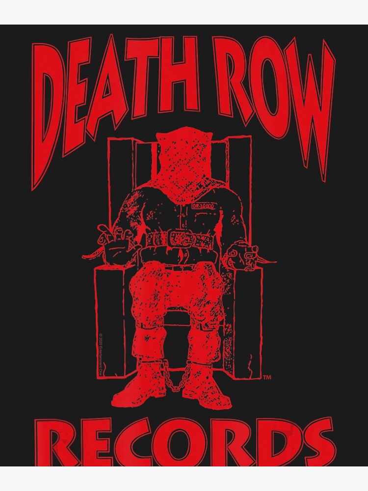 "Death Row Records Red Logo " Poster for Sale by Durastore | Redbubble