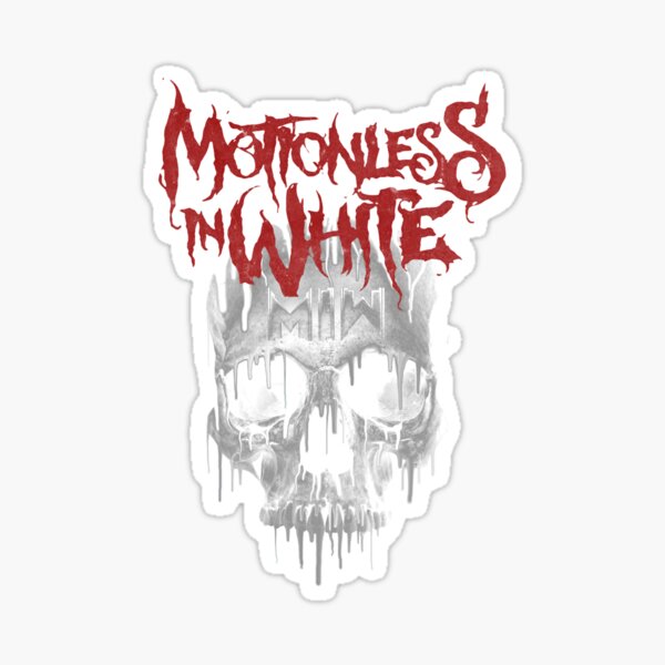 "motionless in white" Sticker for Sale by rdibnahqq | Redbubble