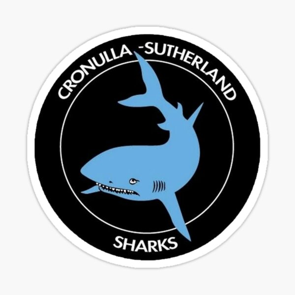 "Cronulla Sharks" Sticker for Sale by Harbidge | Redbubble