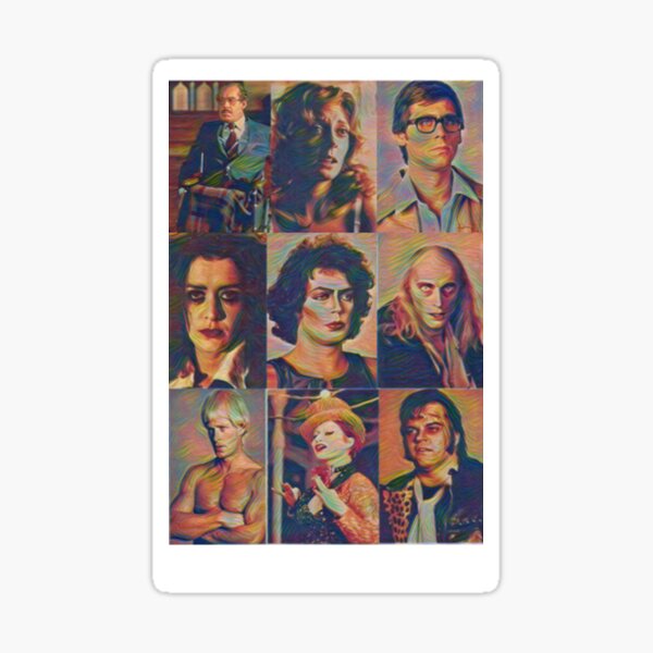 "Rocky Cast" Sticker for Sale by bianca9gw5 | Redbubble