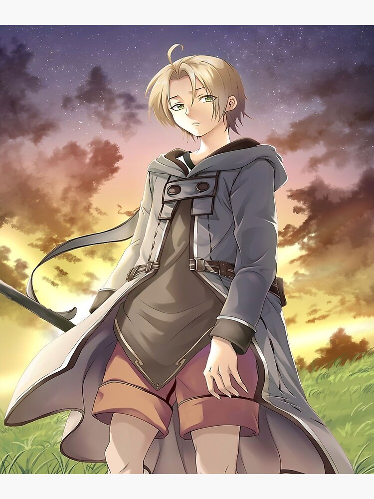 "mushoku tensei rudeus art" Poster for Sale by RBBCH | Redbubble