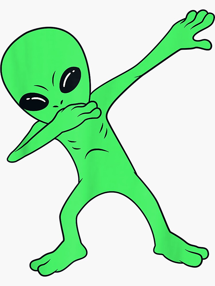 "Dabbing Alien Halloween Fun Dab Boys Kids " Sticker for Sale by ...