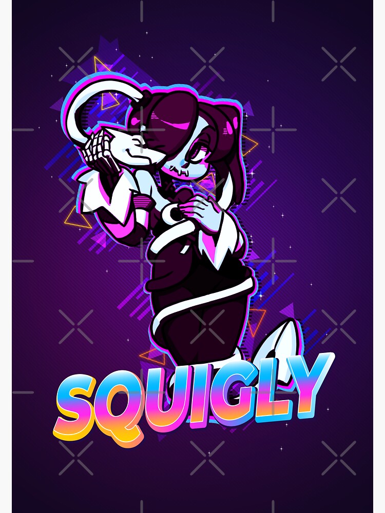 "Squigly | Skullgirls" Sticker for Sale by WaifuFury | Redbubble