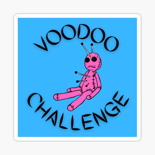 "Voodoo Challenge" Sticker for Sale by sordesigns | Redbubble
