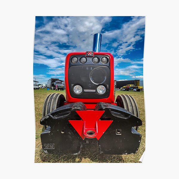 "Massey Pulling Tractor" Poster for Sale by DieselMafia | Redbubble