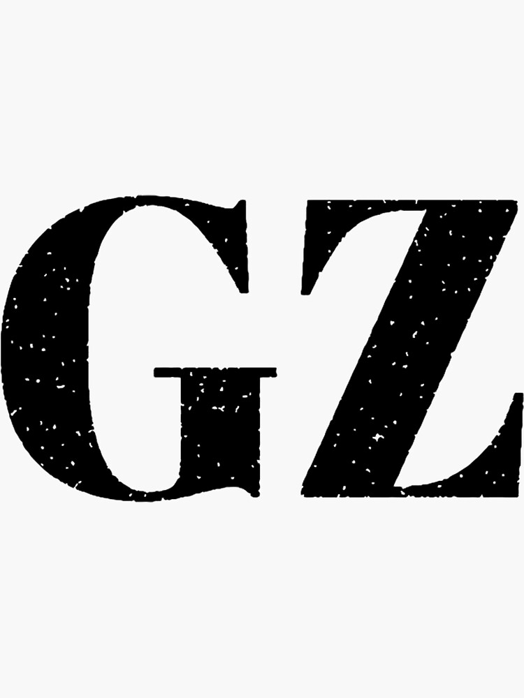 "GZ" Sticker for Sale by sellatirana | Redbubble