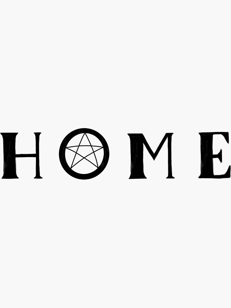 "Hell is Home" Sticker for Sale by PeachAndGold | Redbubble