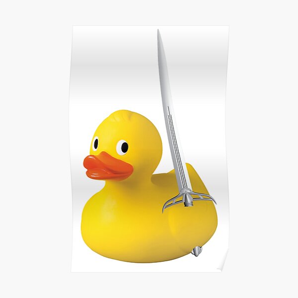 "Sword Duck" Poster for Sale by Stammanok | Redbubble