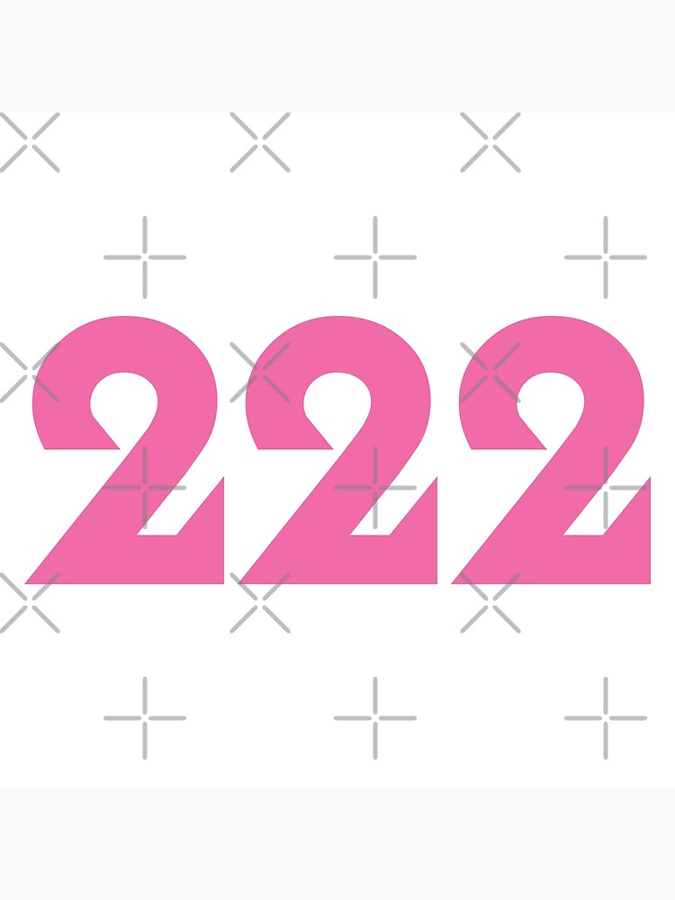 "angel number 222" Poster for Sale by syantzer | Redbubble