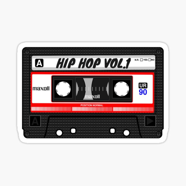 "Hip-Hop Vol.1" Sticker for Sale by MondoMaldad | Redbubble