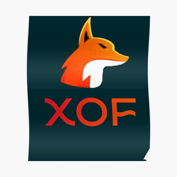 "Xof Fox Logo " Poster for Sale by WeimannLaverna | Redbubble