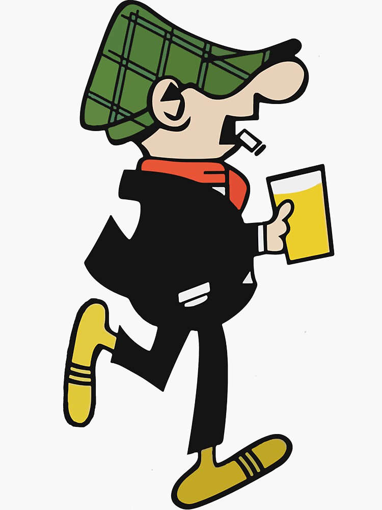 "Andy Capp " Sticker for Sale by LisandroMueller | Redbubble