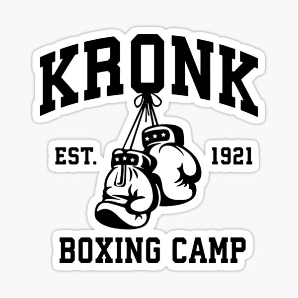 "KRONK BOXING" Sticker for Sale by taersacera | Redbubble