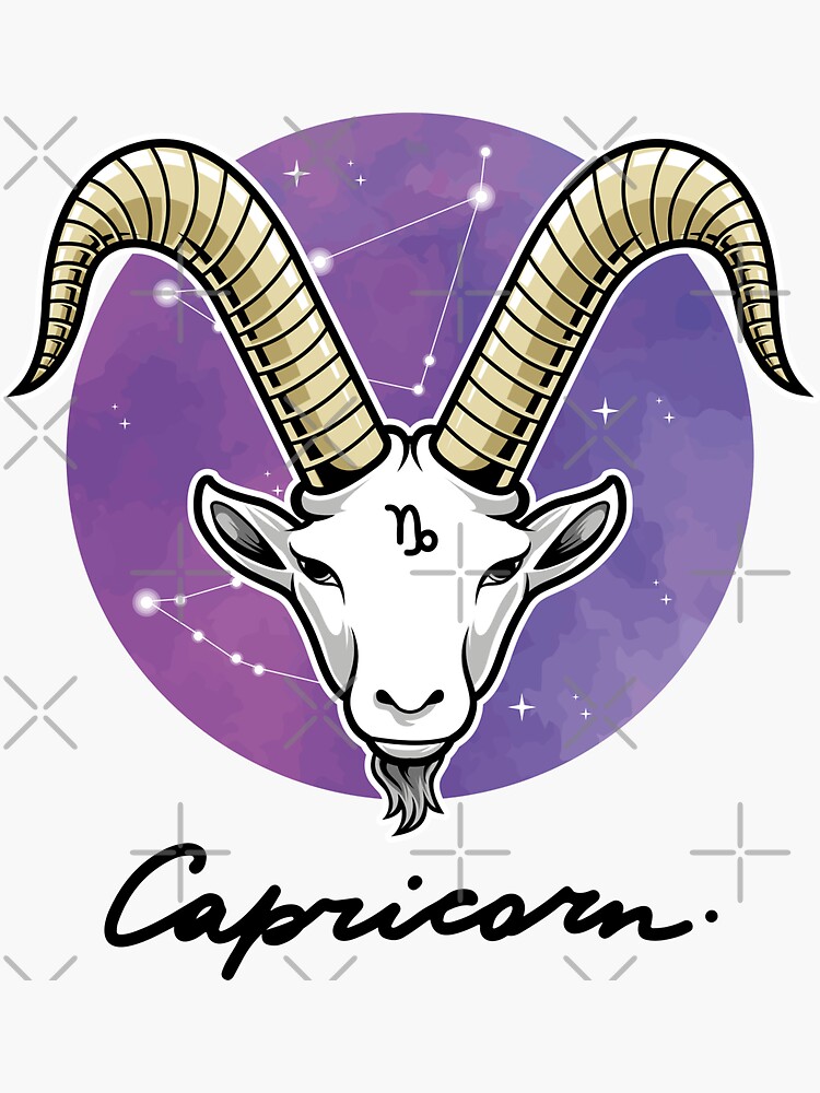 "Capricon" Sticker for Sale by funkies | Redbubble