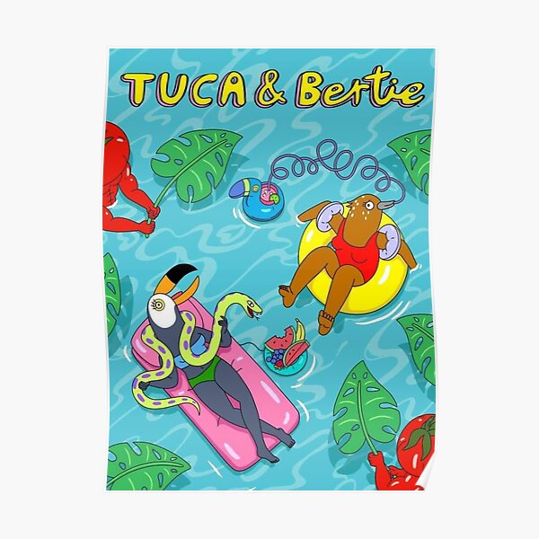 "Tuca and bertie" Poster for Sale by collinsdrawings | Redbubble