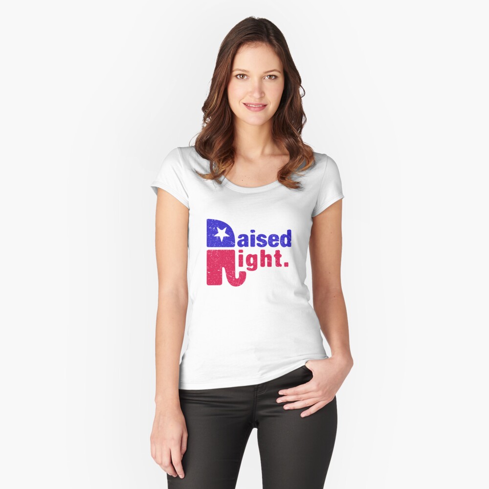 "Raised Right - Republican Elephant" Sticker for Sale by ItsMyParty ...