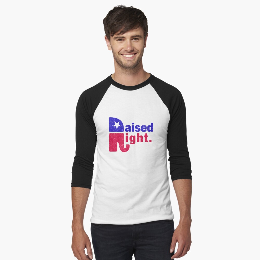 "Raised Right - Republican Elephant" Sticker for Sale by ItsMyParty ...