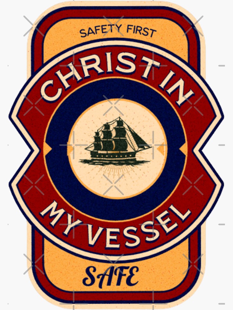 " Christ In My Vessel . " Sticker for Sale by Success-beyond | Redbubble