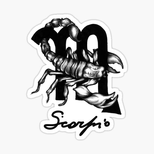 "Scorpio" Sticker for Sale by funkies | Redbubble