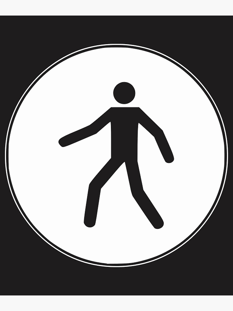 "Walking Zone Sign" Poster for Sale by CanhMay | Redbubble