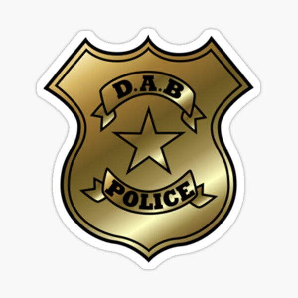 "DAB Police " Sticker for Sale by crazationstd | Redbubble