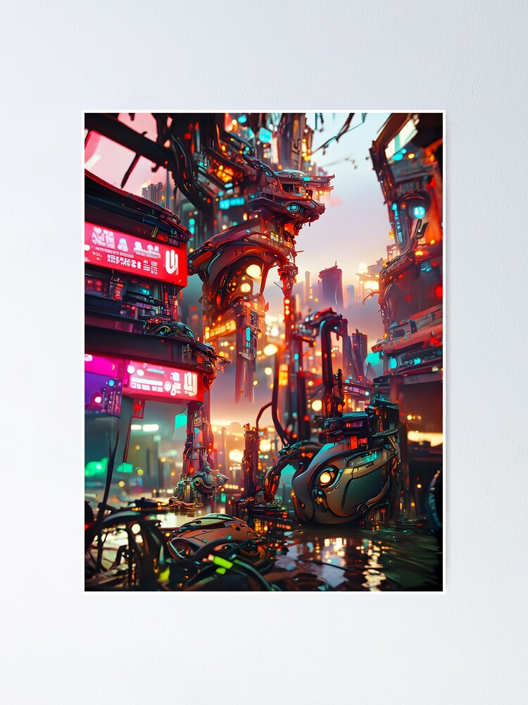 "Robot Graveyard" Poster for Sale by OpusKael | Redbubble