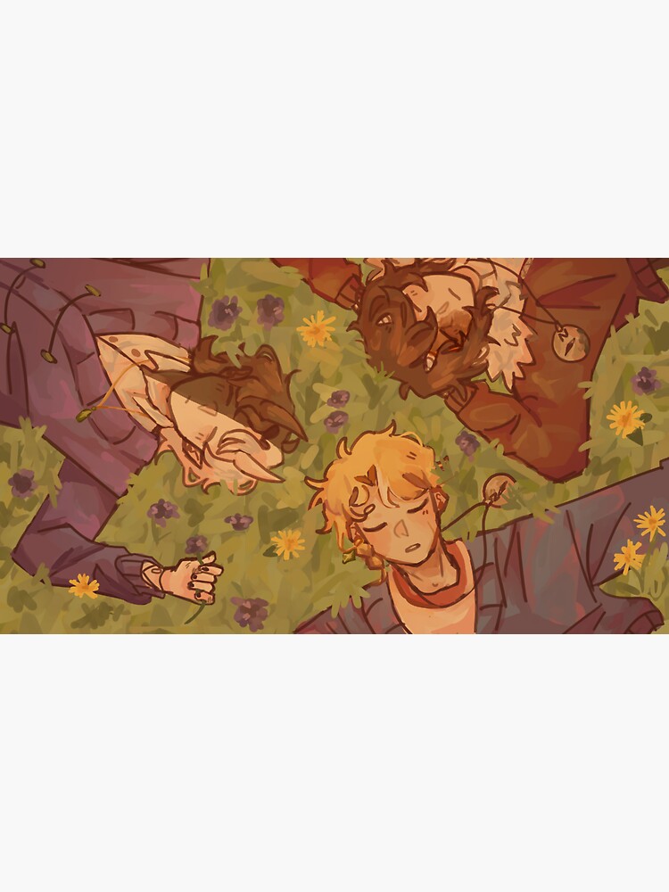 "Bench trio poster" Sticker for Sale by 1mirabell1 | Redbubble