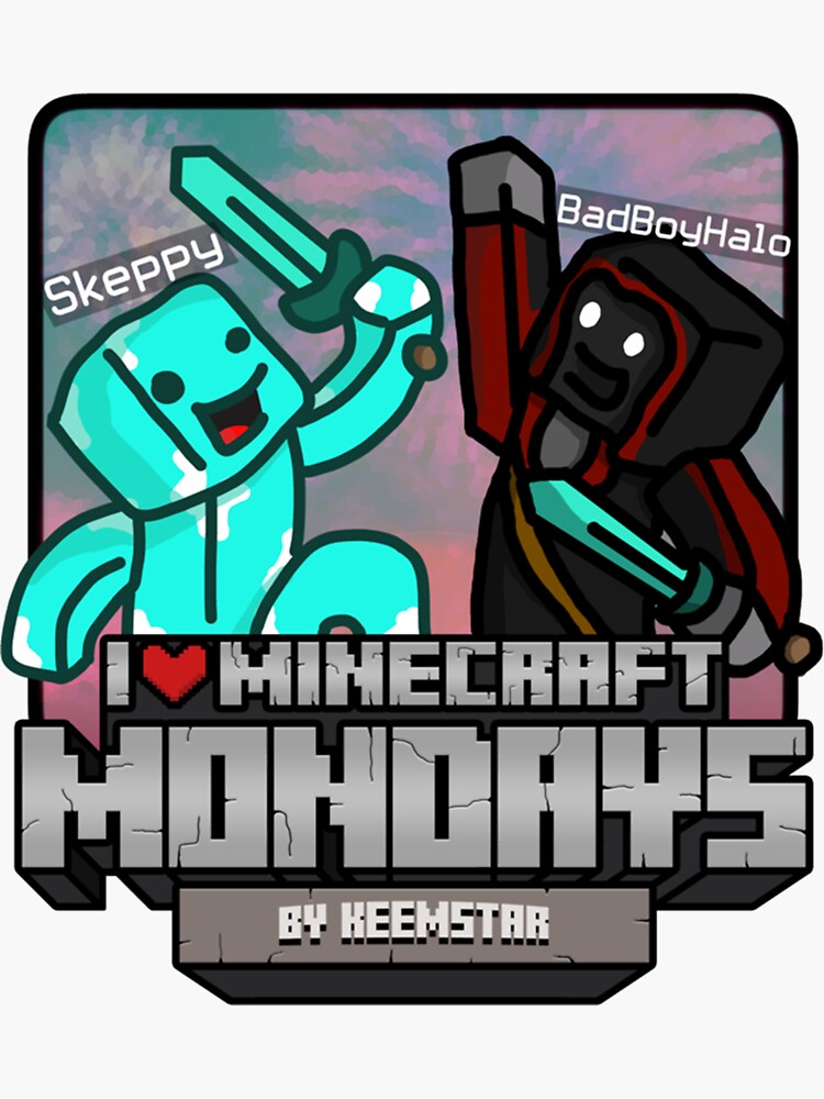 "Minecraft Mondays Dynamic Duo Merch " Sticker for Sale by Hollandais2 ...