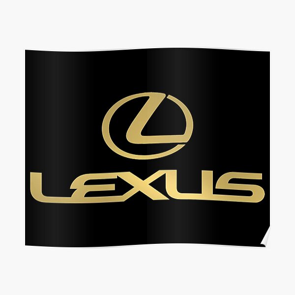 "Logo Lexus Gold" Poster for Sale by KurtThompsh | Redbubble