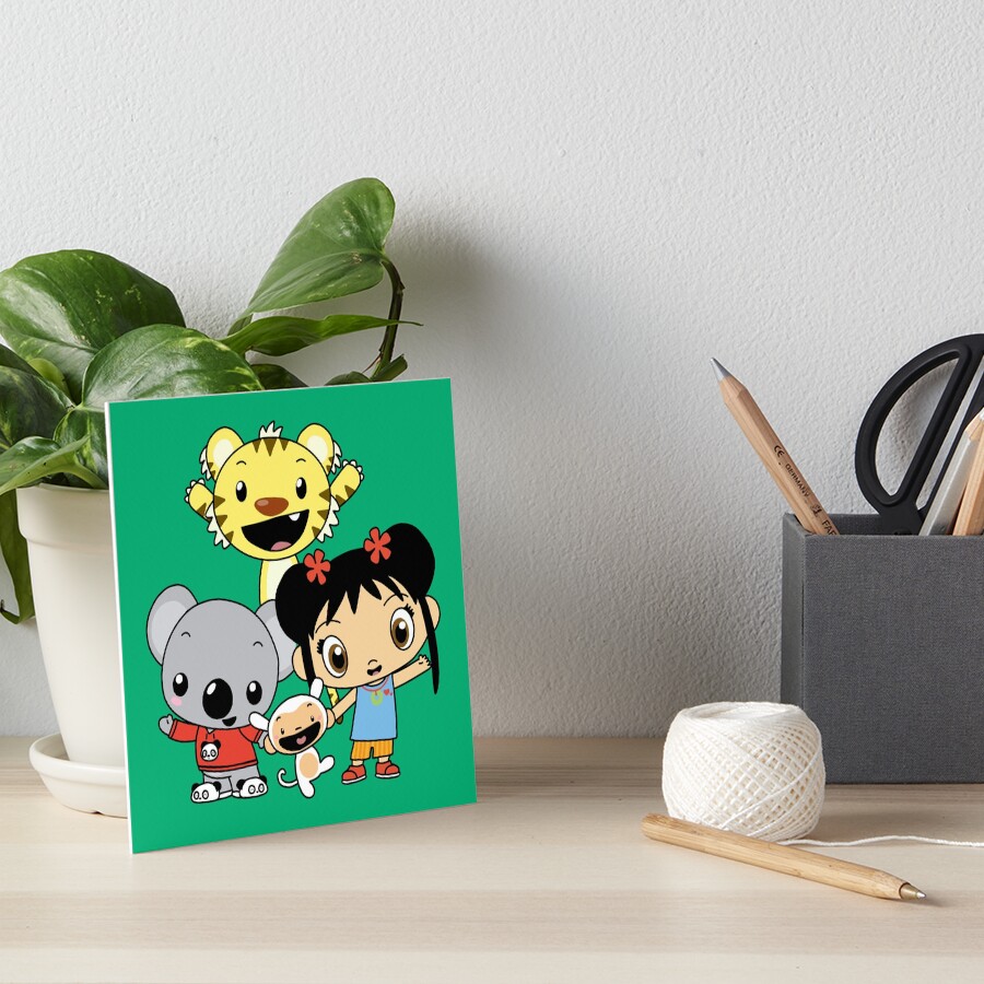 "Ni Hao Kai Lan with Rintoo, Tolee, and Hoho" Art Board Print for Sale ...