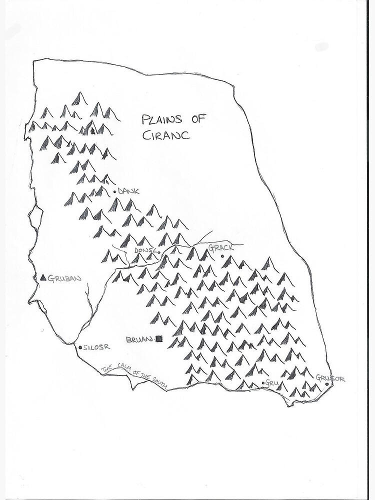 Lámina fotográfica «Copia del área del mapa TTRPG, DnD 5E» de ...