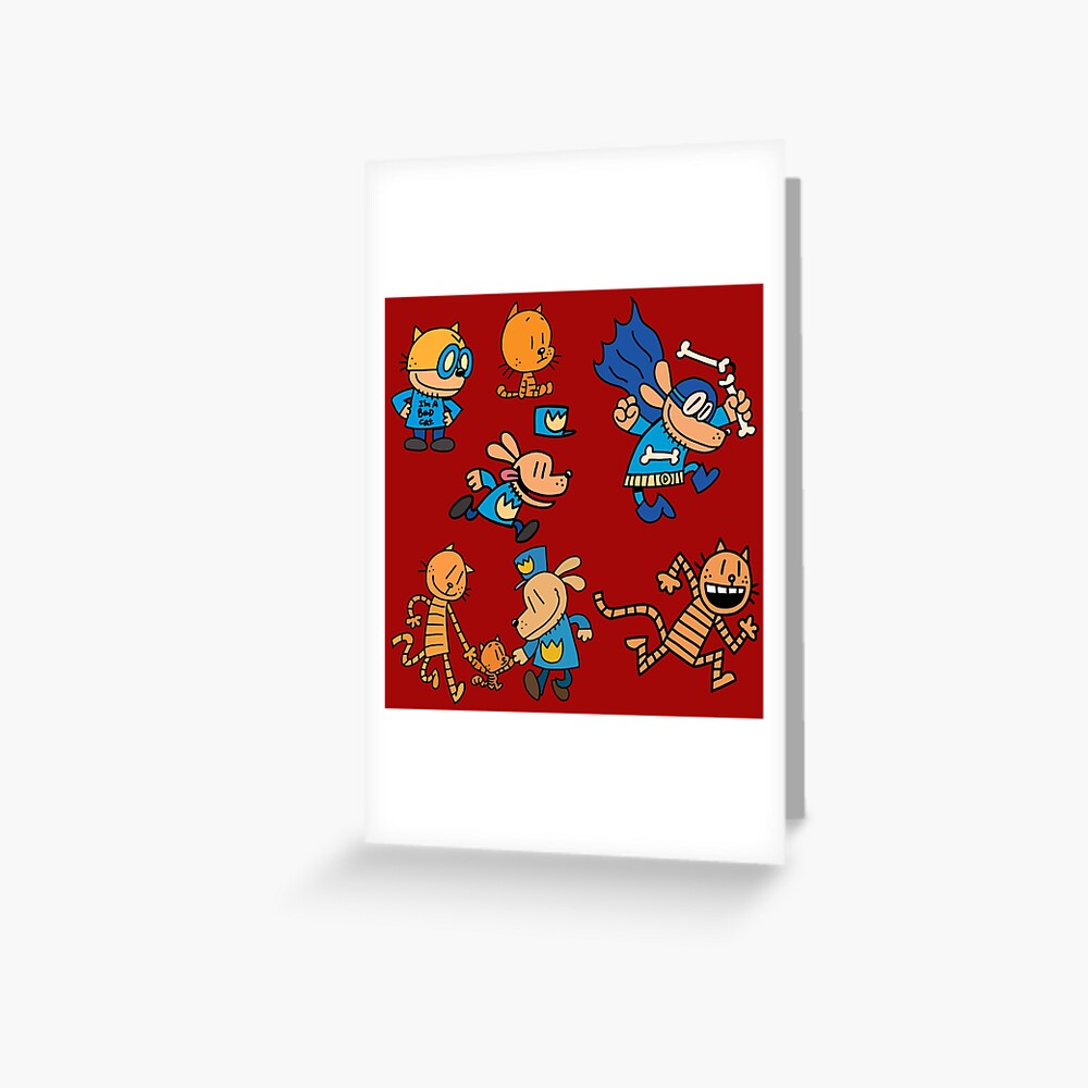 "Dog Man, Petey, Lil Petey Combo Set Pack" Greeting Card for Sale by ...
