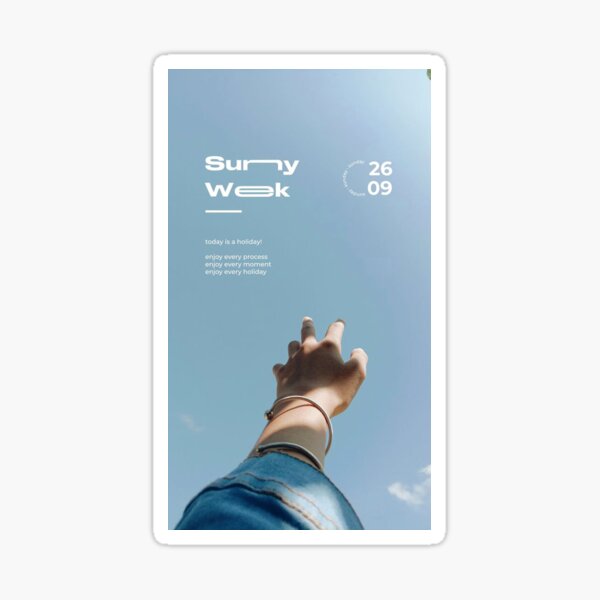 "Have A Great Week! Aesthetic" Sticker for Sale by KAKULATION | Redbubble