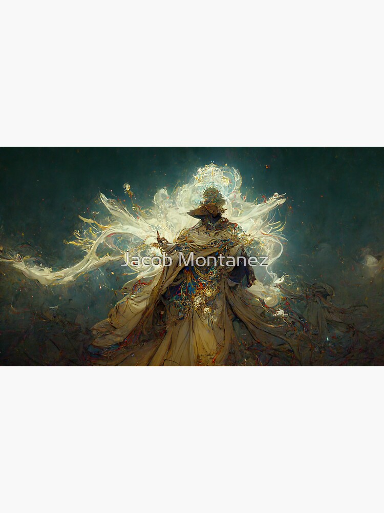 "Chaos Sorcerer" Sticker for Sale by Jacob-Montanez | Redbubble