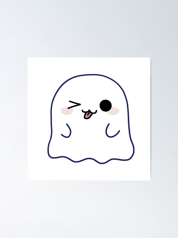 "Derpy Ghost" Poster for Sale by Mickie-B | Redbubble