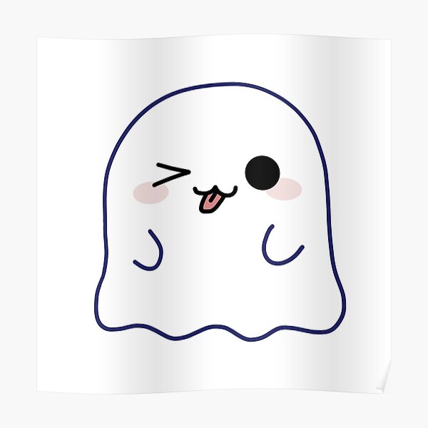 "Derpy Ghost" Poster for Sale by Mickie-B | Redbubble