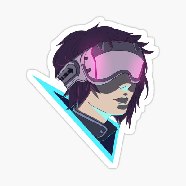 "Futuristic Goggles" Sticker for Sale by KToxArt | Redbubble
