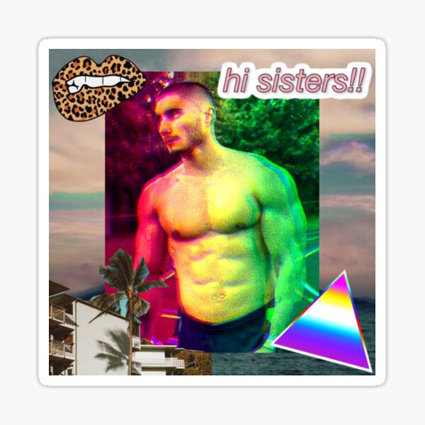 "Hey Sisters" Sticker for Sale by DestroyMeDaddy | Redbubble