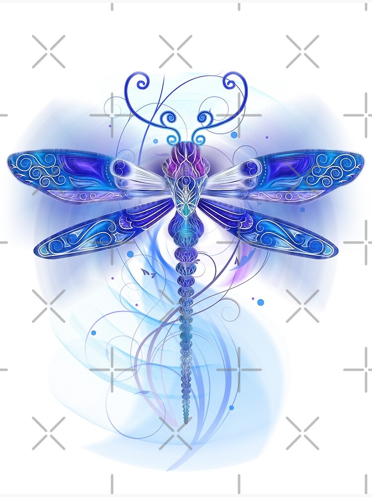 "Dragonfly Fantasy" Art Print for Sale by ntimea | Redbubble