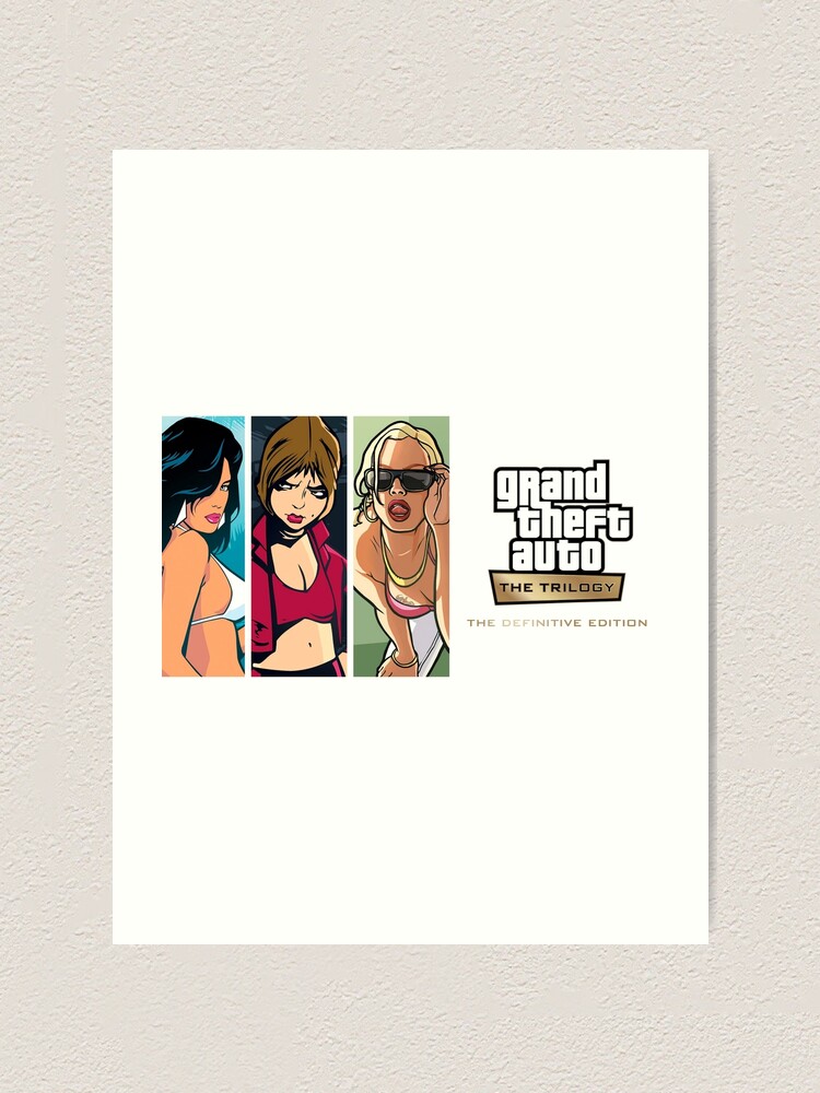 "Grand Theft Auto The Trilogy The Definitive Edition – GTA V Girls" Art ...