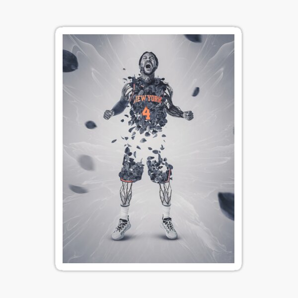 "Derrick Rose 4 New York Po" Sticker for Sale by jennienikkiir | Redbubble