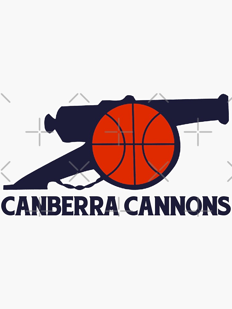 "Canberra Cannons" Sticker for Sale by Undefeatd | Redbubble