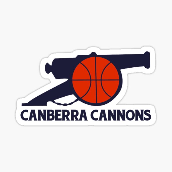 "Canberra Cannons" Sticker for Sale by Undefeatd | Redbubble