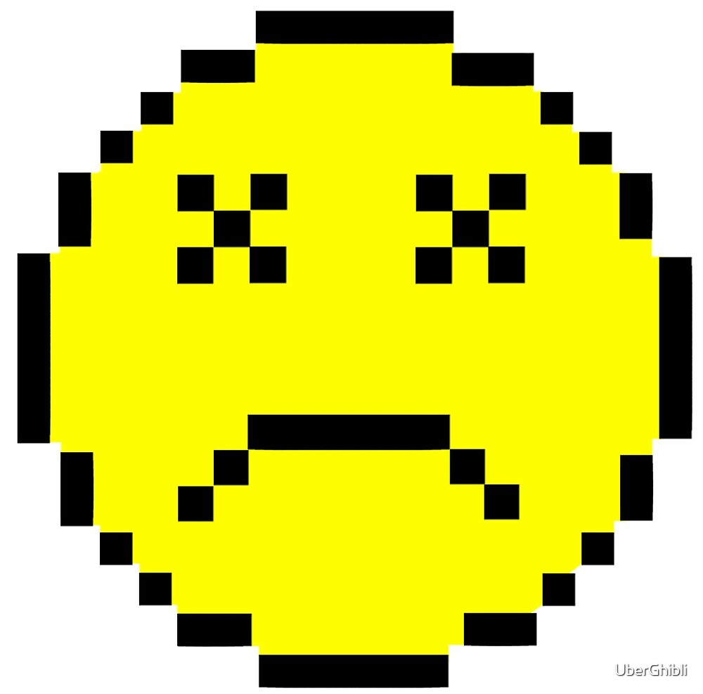 "Minesweeper dead smiley" by UberGhibli | Redbubble
